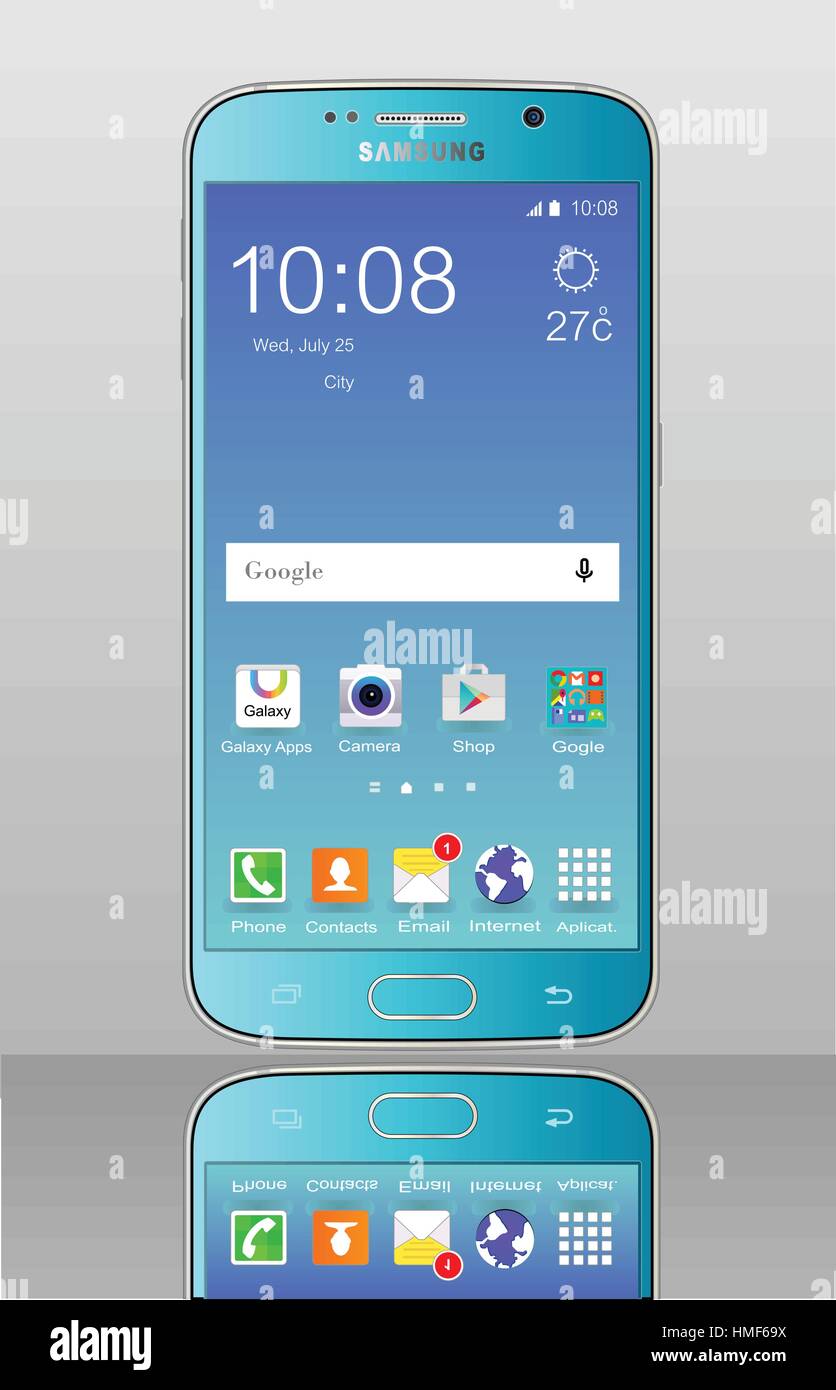 Samsung galaxy Stock Vector Images - Alamy