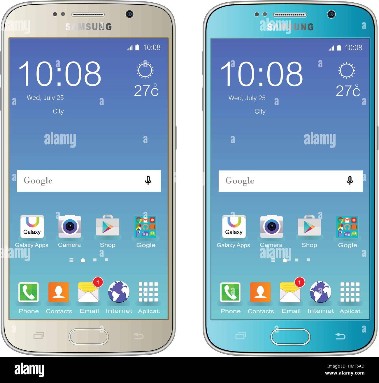 Samsung tablet and phone Stock Vector Images - Alamy