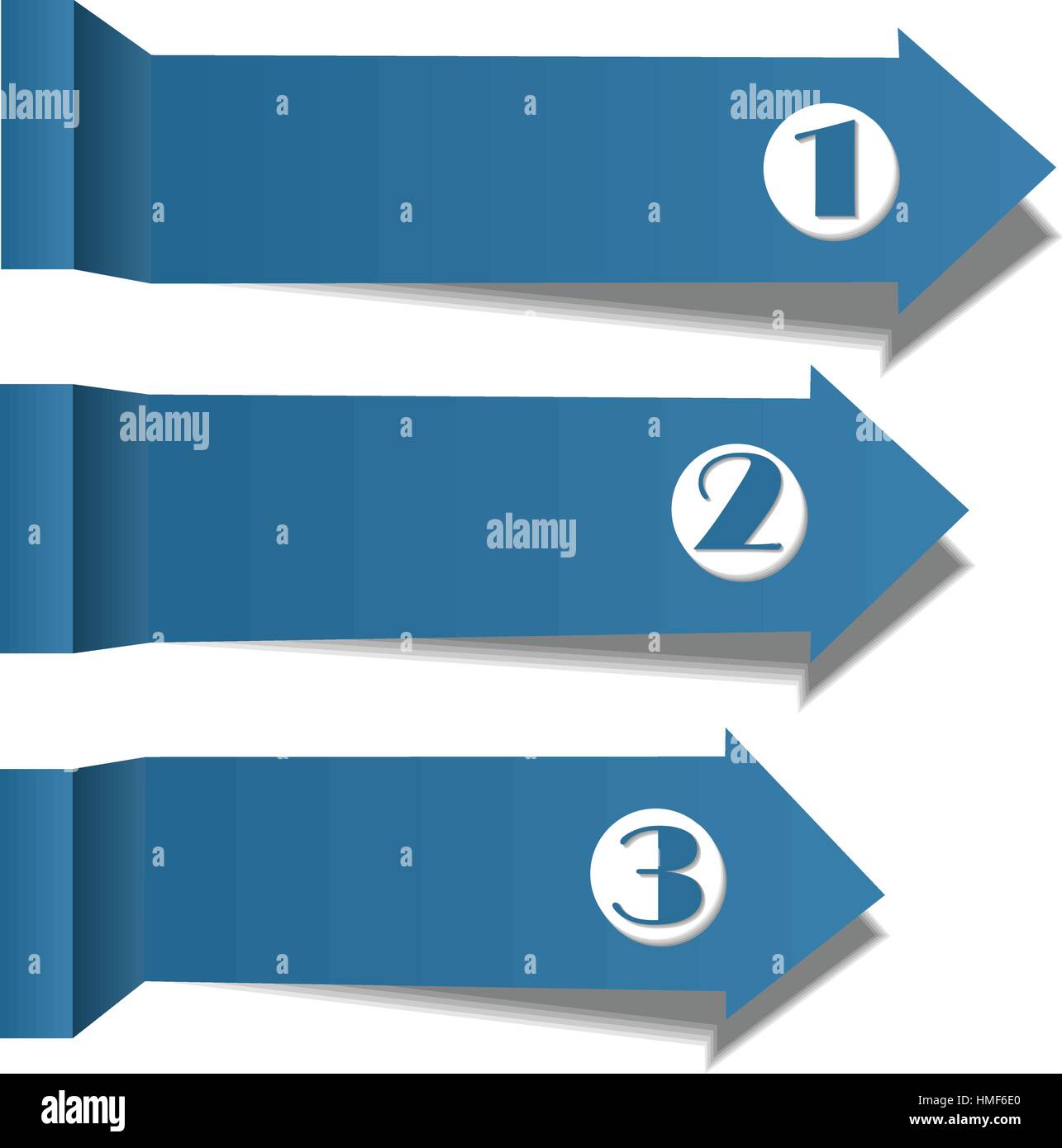 Arrow stickers with numbers Stock Vector Image & Art - Alamy