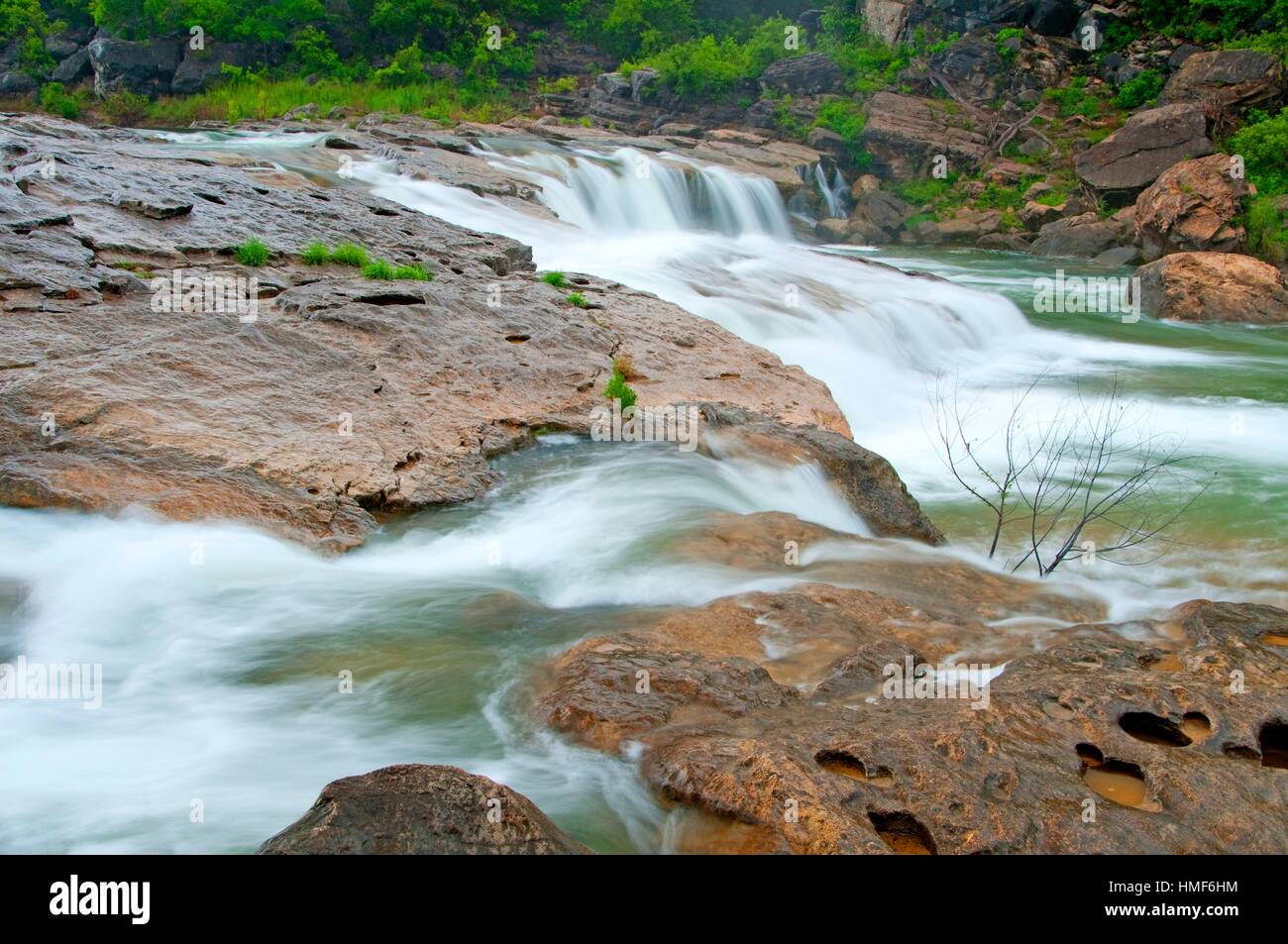 Pedernales river at pedernales falls state park hi-res stock ...