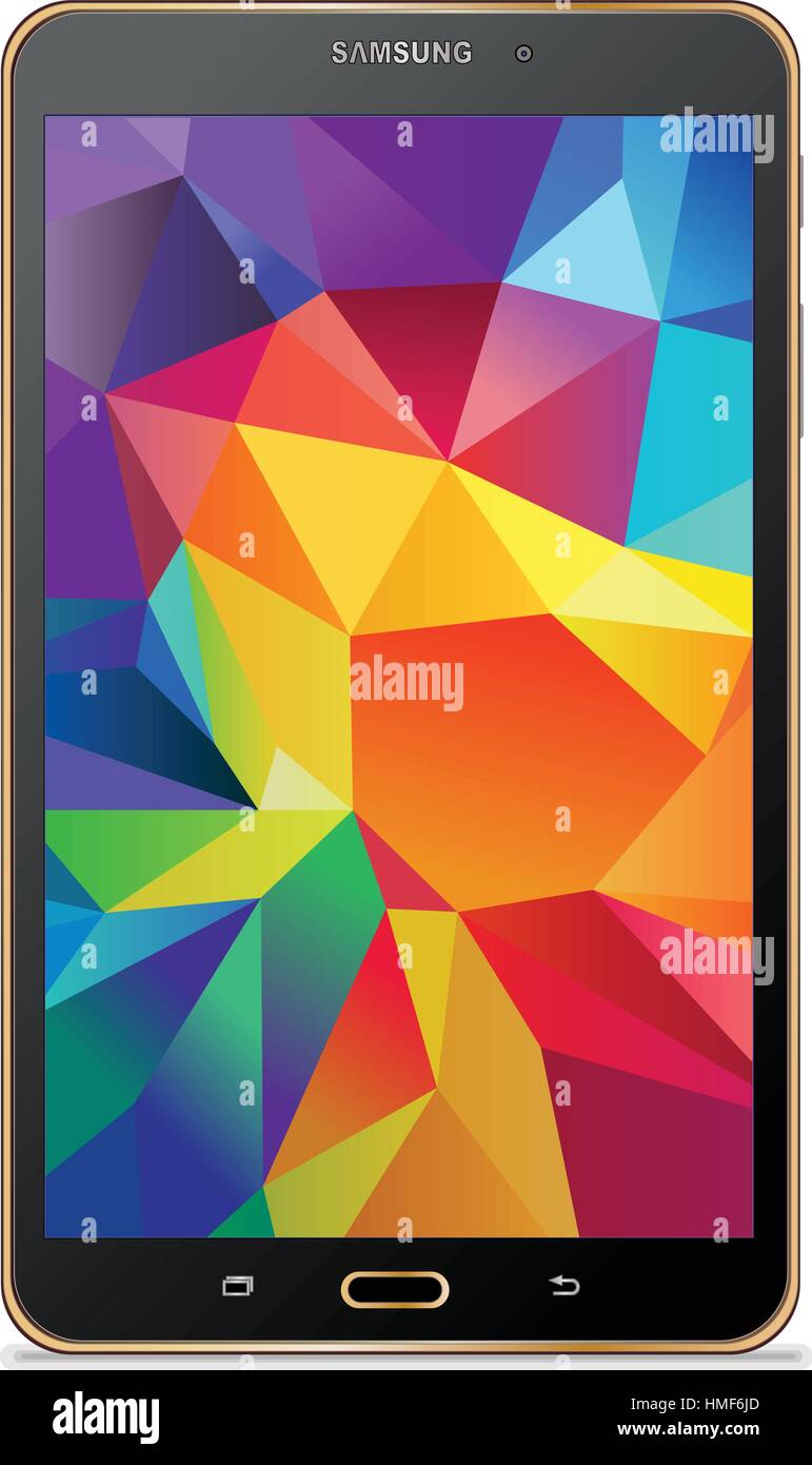 Samsung galaxy tablet Stock Vector Images - Alamy