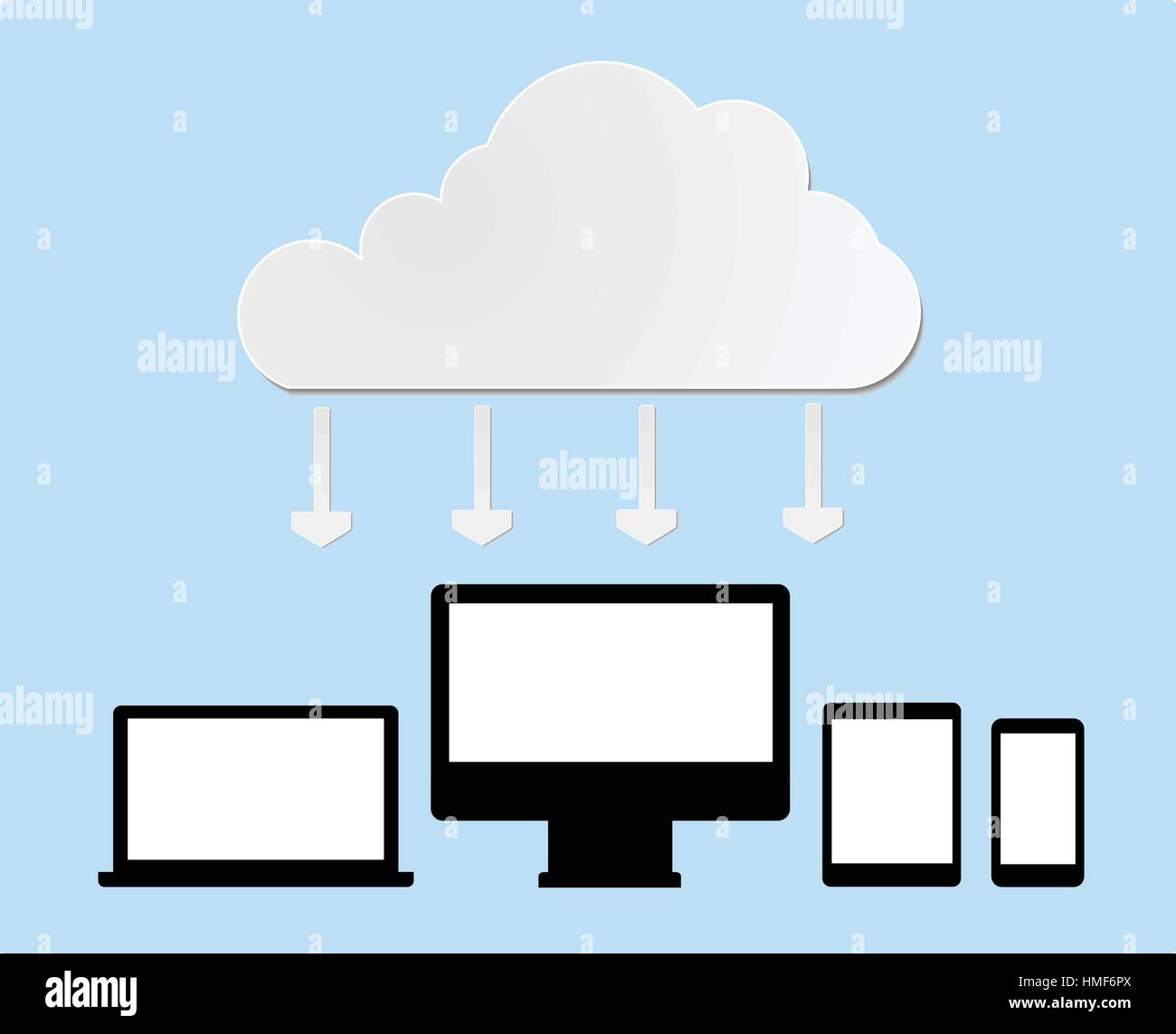 Cloud computing concept Stock Vector Image & Art - Alamy