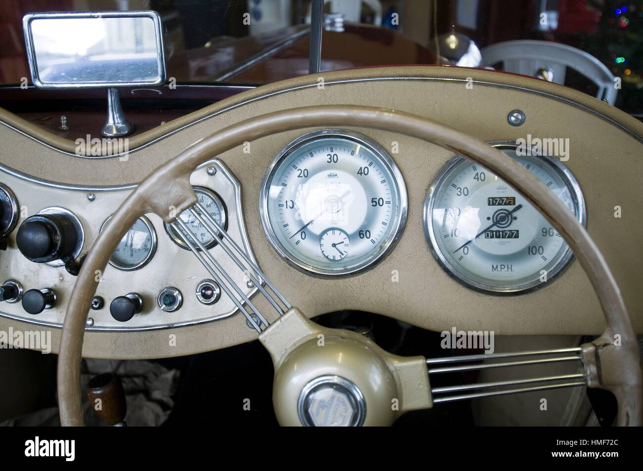 Vintage Car Interior High Resolution Stock Photography and Images - Alamy