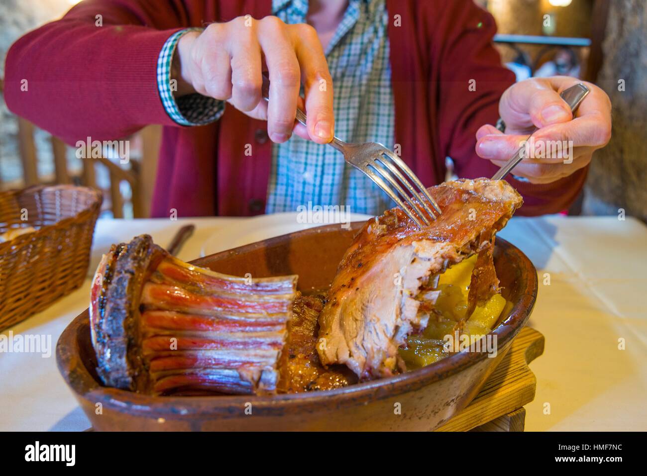 Lamb menu image hi-res stock photography and images - Alamy