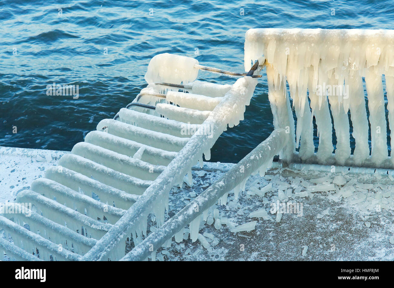 frozen items, cold day, frozen, icy, ice-covered Stock Photo - Alamy