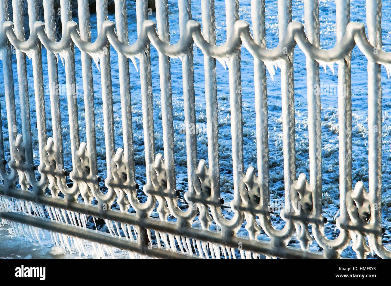 frozen items, cold day, frozen, icy, ice-covered Stock Photo - Alamy