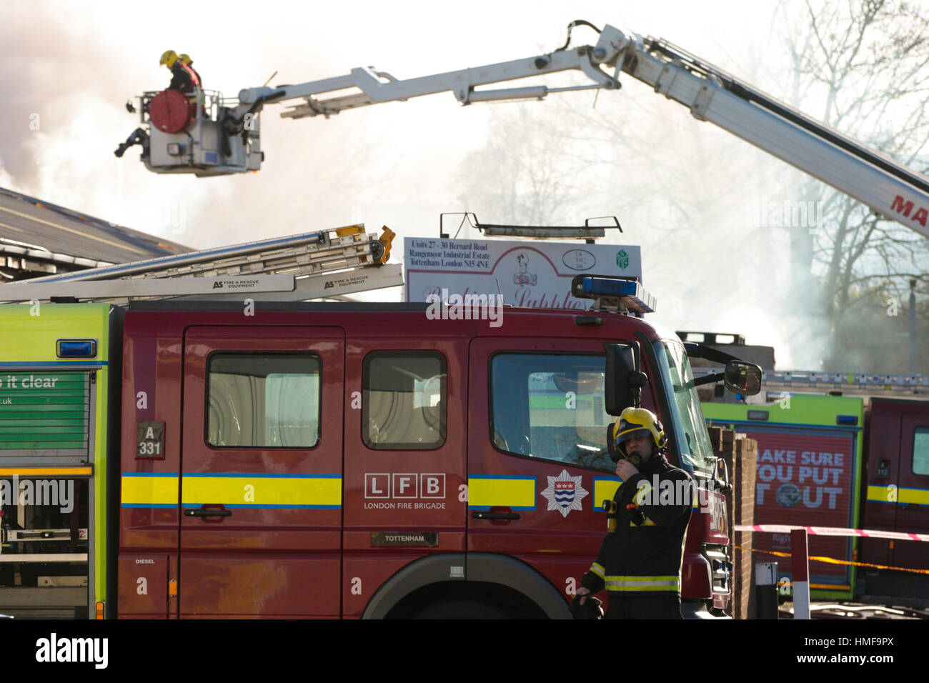 Over 70 firefighters along with 10 engines tackle a blaze in an ...