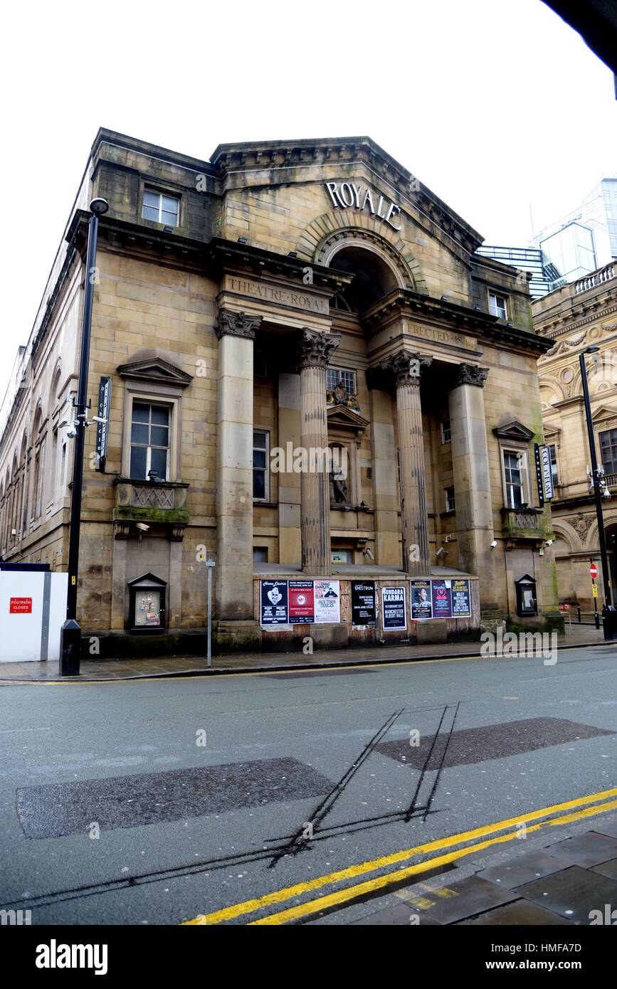 Theatre Royal, Manchester Stock Photo - Alamy