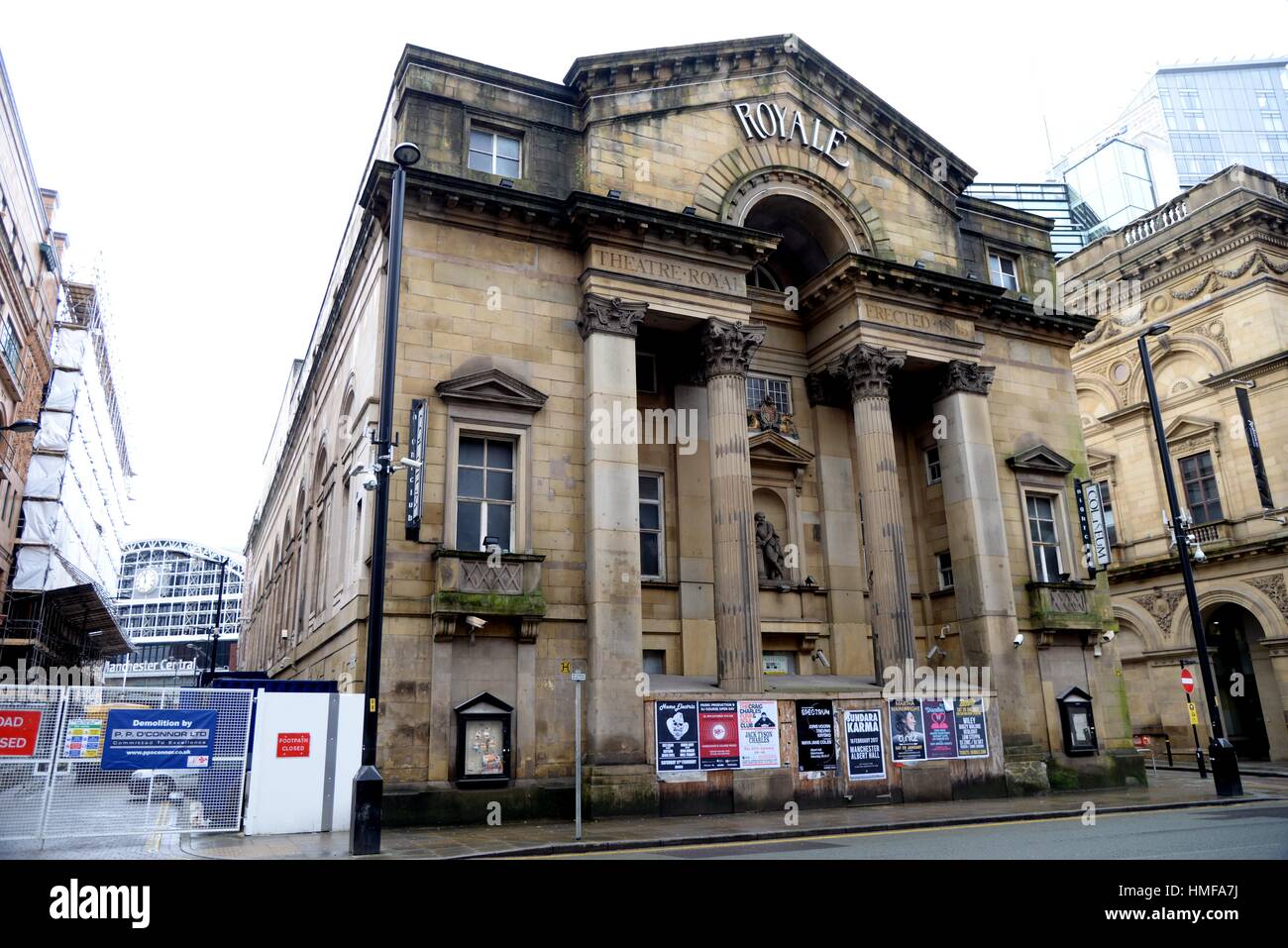 Theatre Royal, Manchester Stock Photo - Alamy