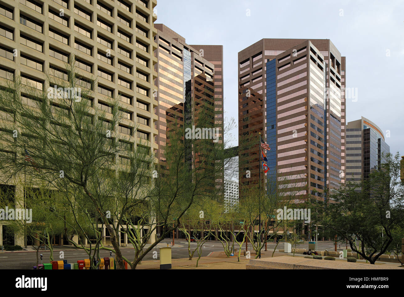 A View of street scene in Phoenix Stock Photo - Alamy