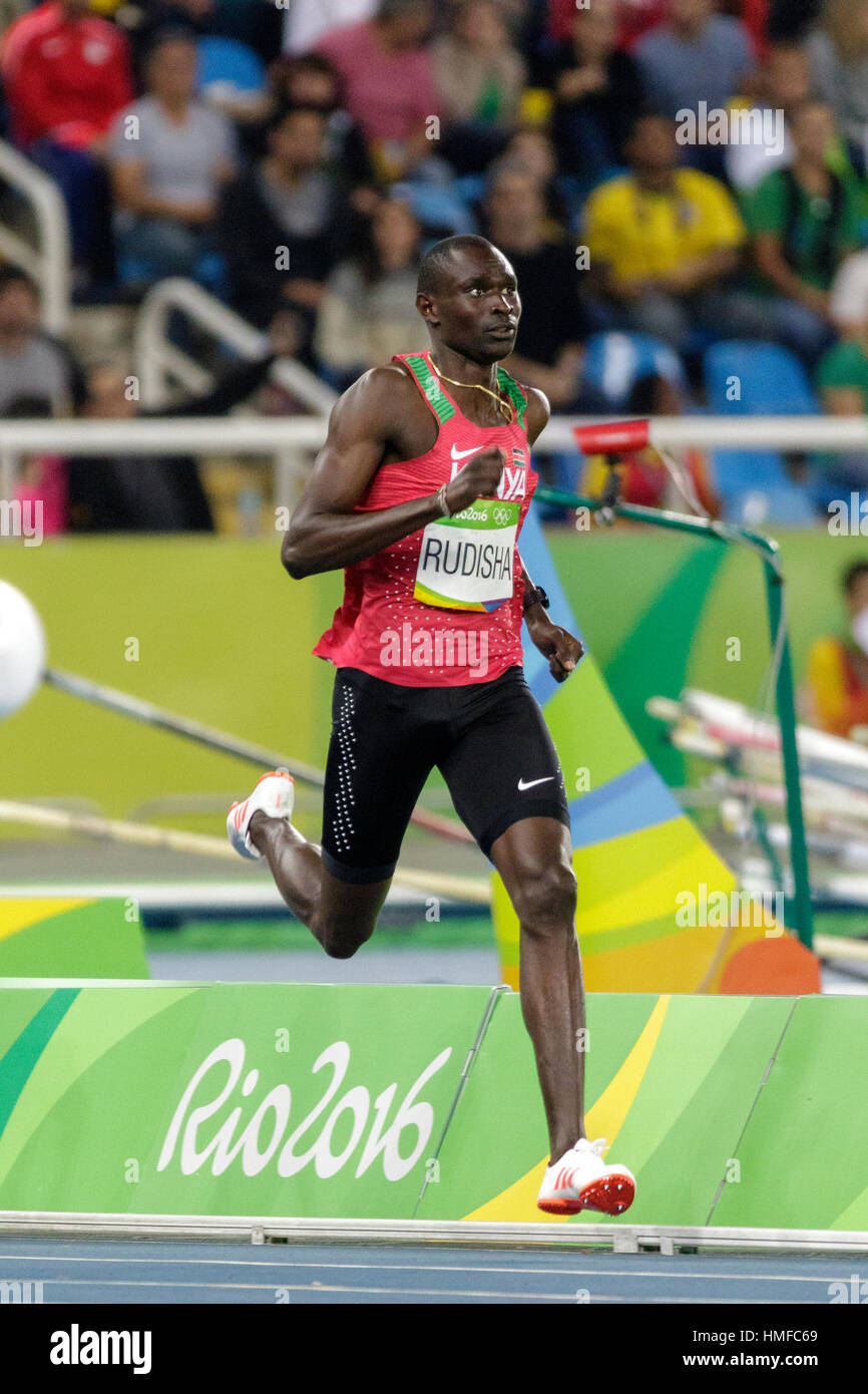 Rio de Janeiro, Brazil. 13 August 2016. David Rudisha (KEN) competing ...