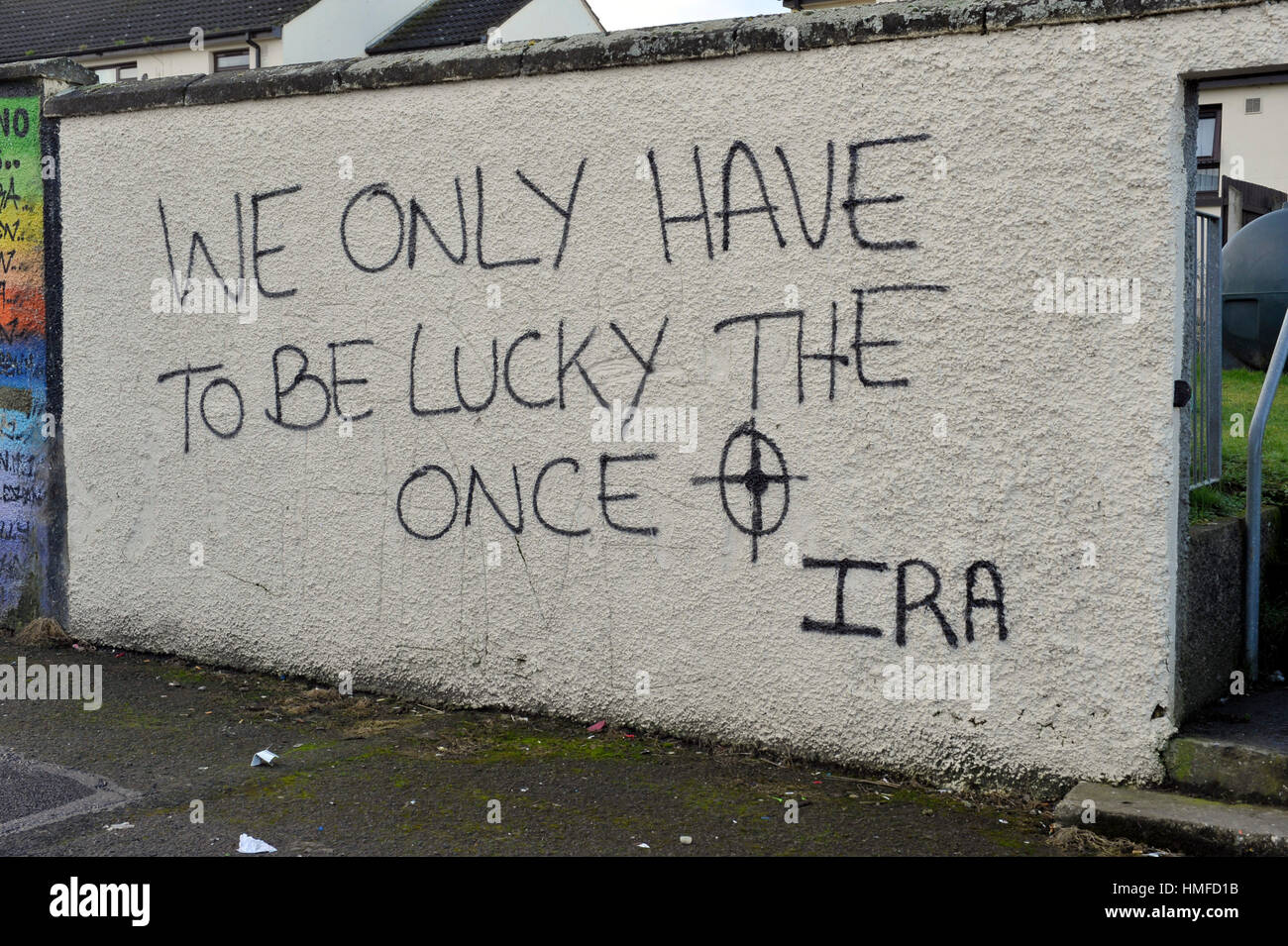 Real ira graffiti hi-res stock photography and images - Alamy