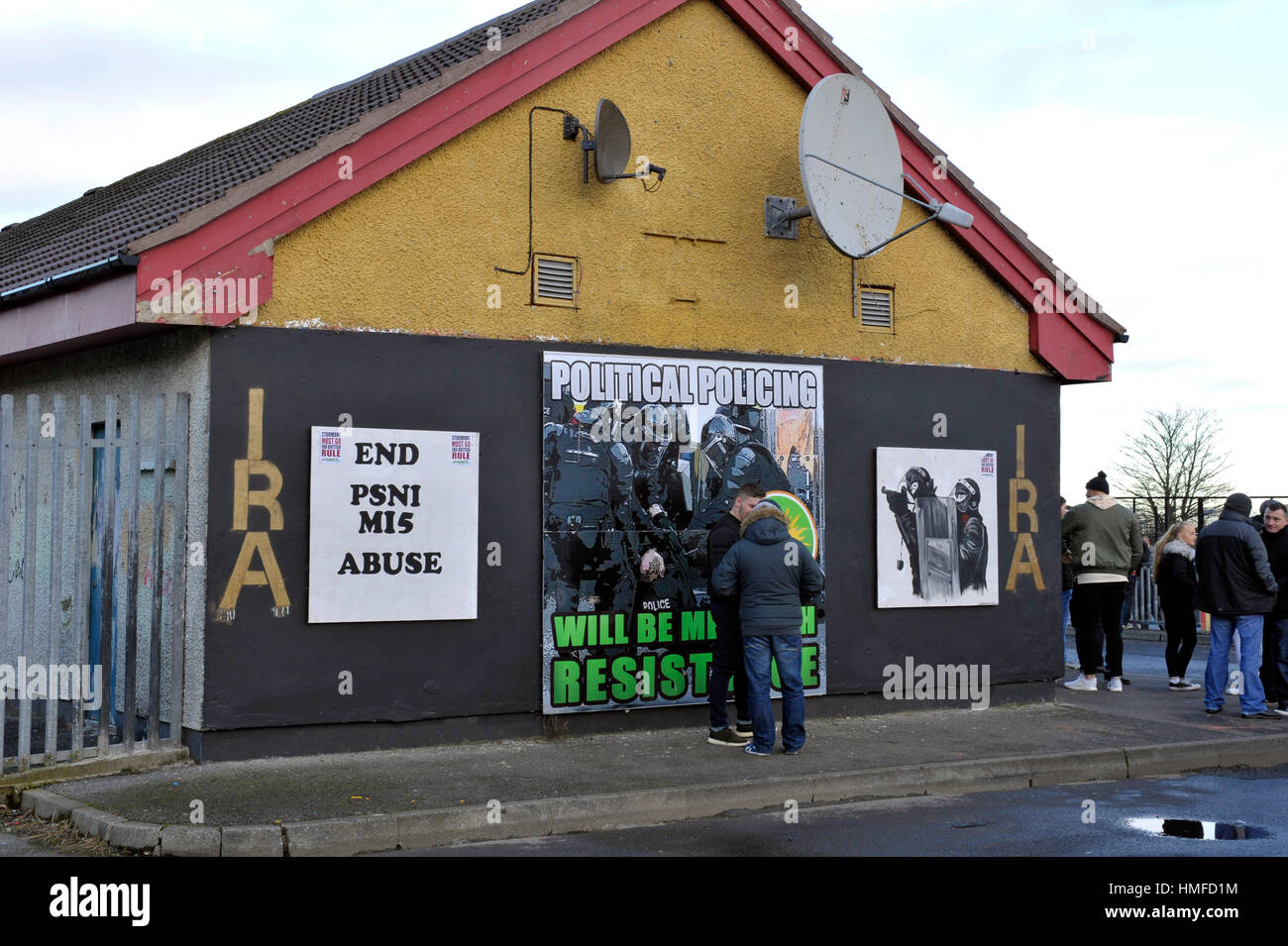 Real ira graffiti hi-res stock photography and images - Alamy