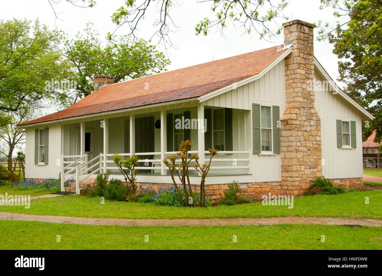 Sam e johnson farmhouse lbj birthplace hi-res stock photography and ...