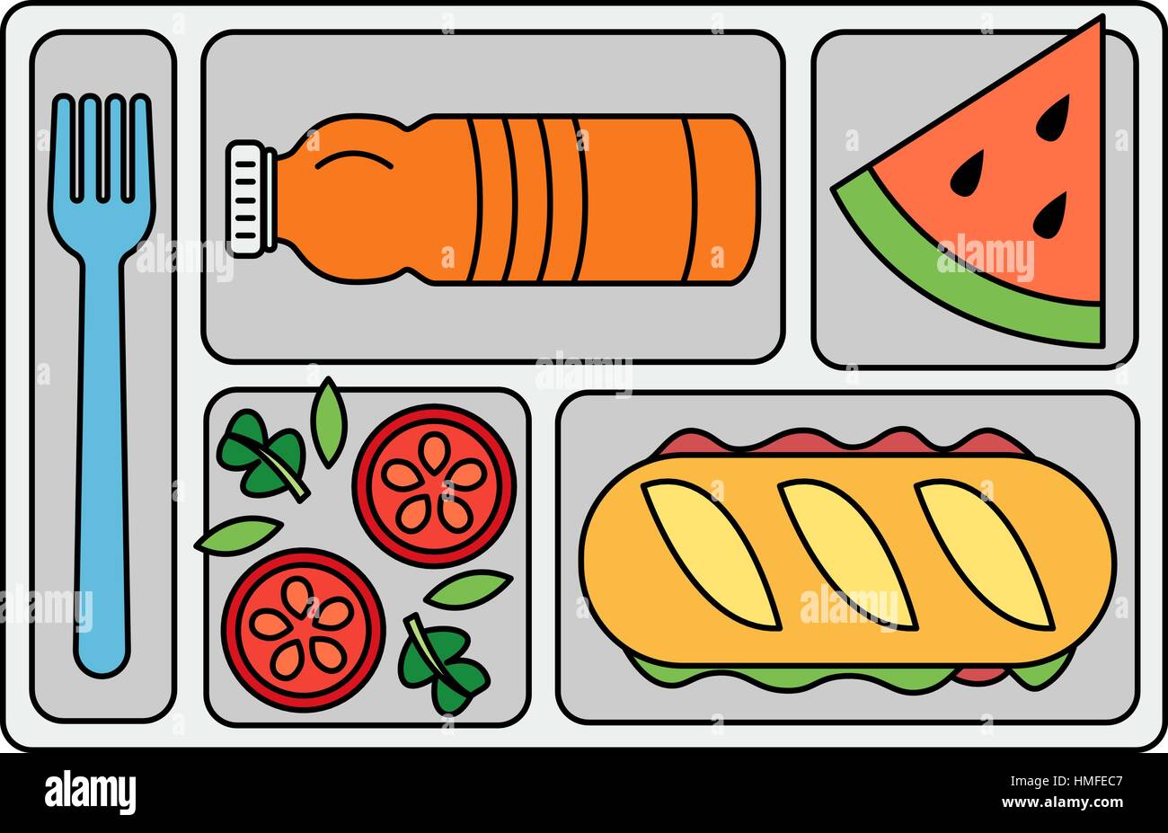 School Lunch Line Clipart