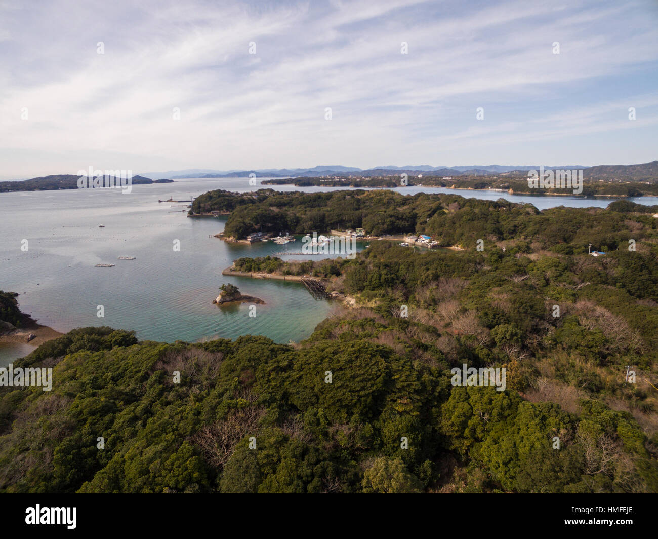 Aerial view of ago bay hi-res stock photography and images - Alamy