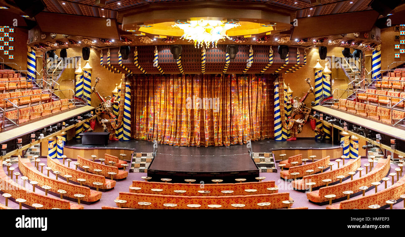 State of the art theater and stage in a cruise ship Stock Photo - Alamy