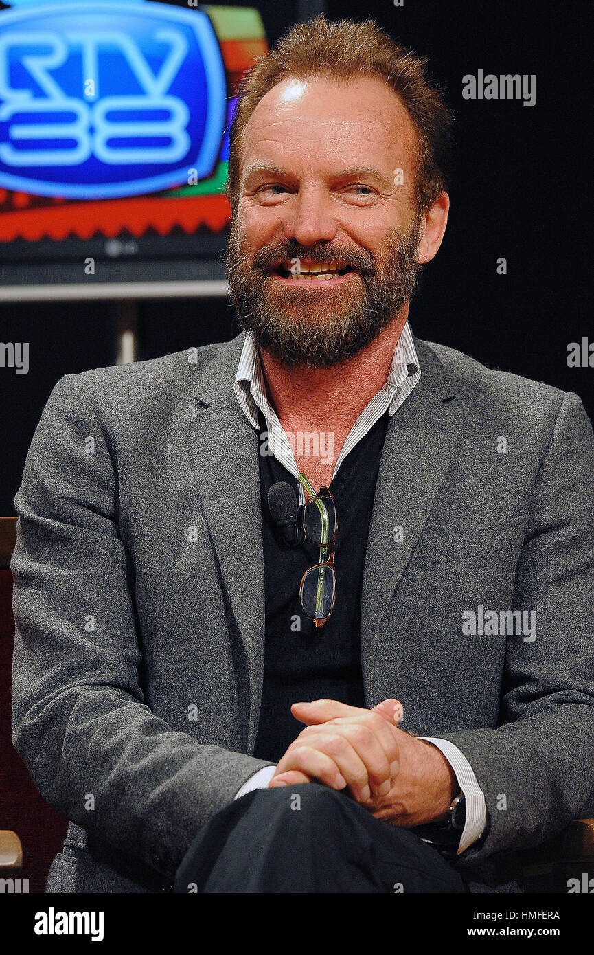 Florence, Italy. 10th Mar, 2009. The British singer Sting. Gordon ...