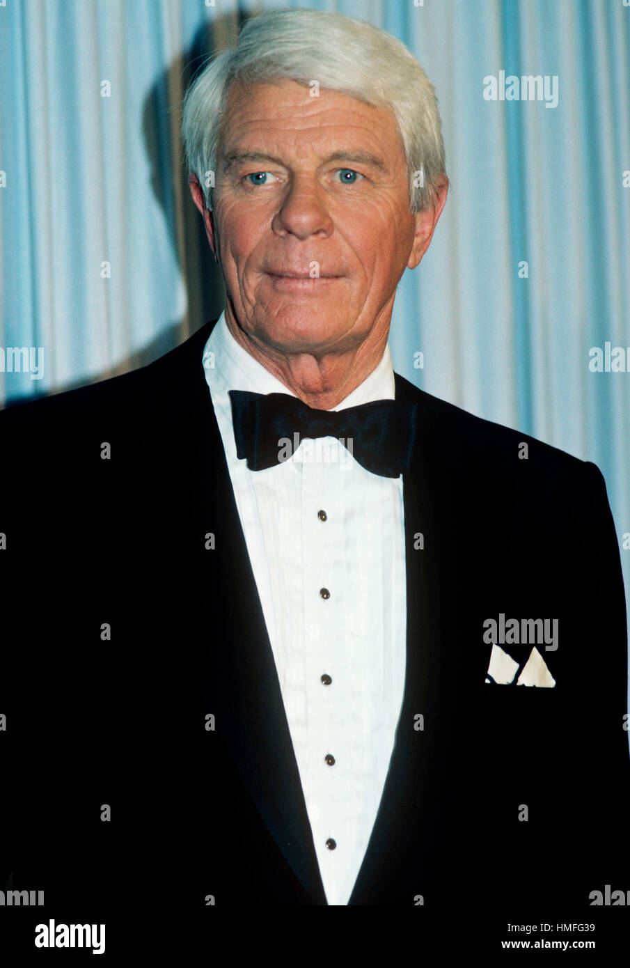 Peter Graves photographed at the 1985 Emmy Awards in September of 1985 ...
