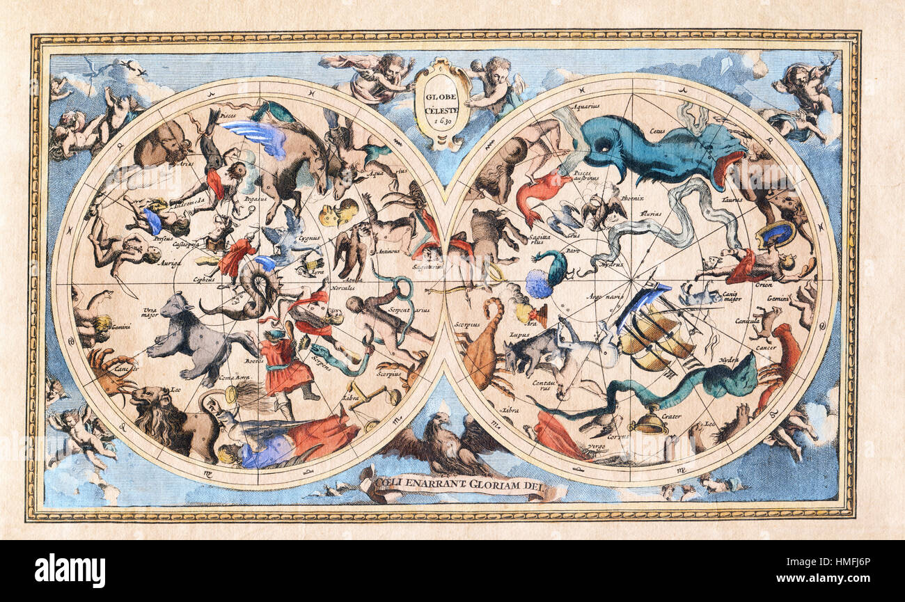 Celestial map hi-res stock photography and images - Alamy