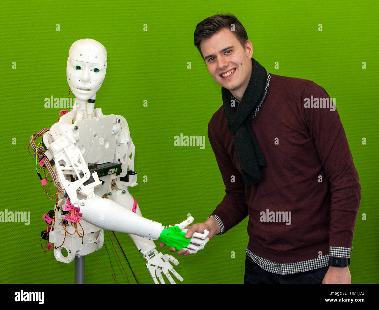 Humanoid robot Bob of the start up company IOX Lab Stock Photo - Alamy