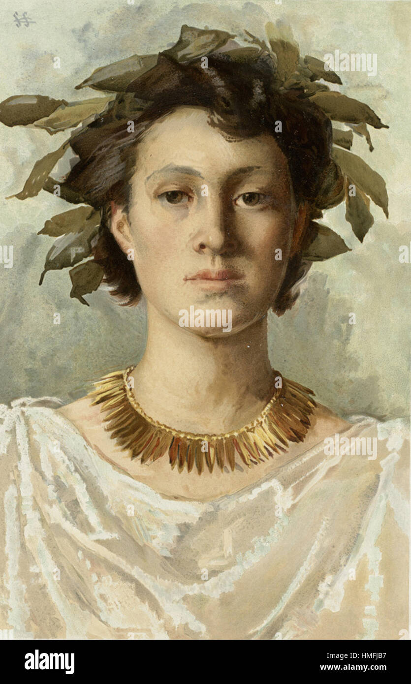 Louis Prang - Young Roman Stock Photo - Alamy