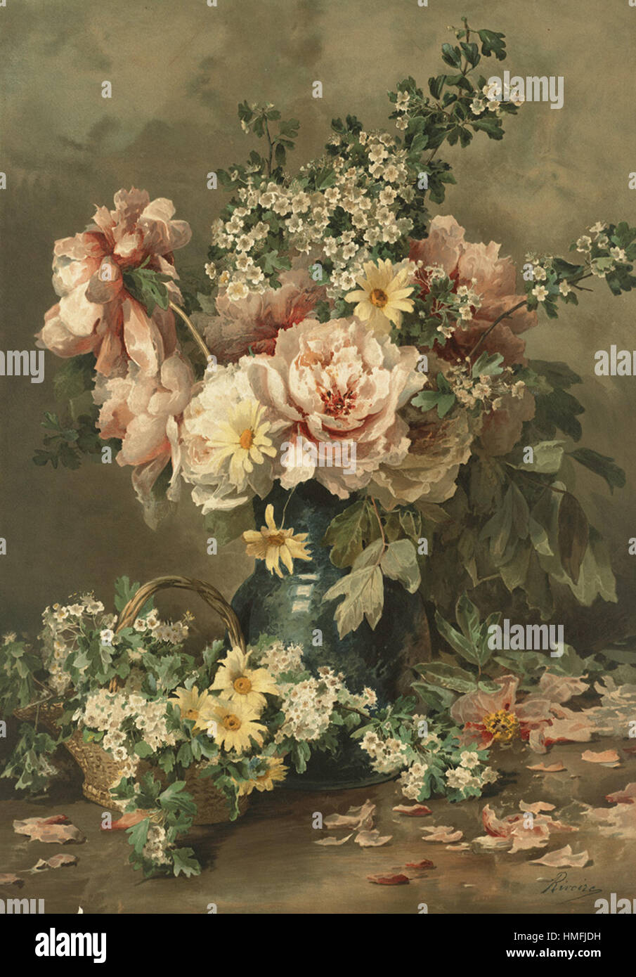 Louis Prang - Floral Stock Photo - Alamy