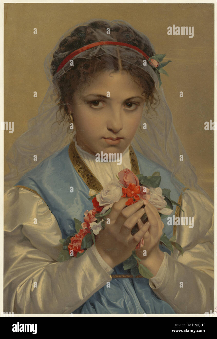 Louis Prang - La Primavera Stock Photo - Alamy