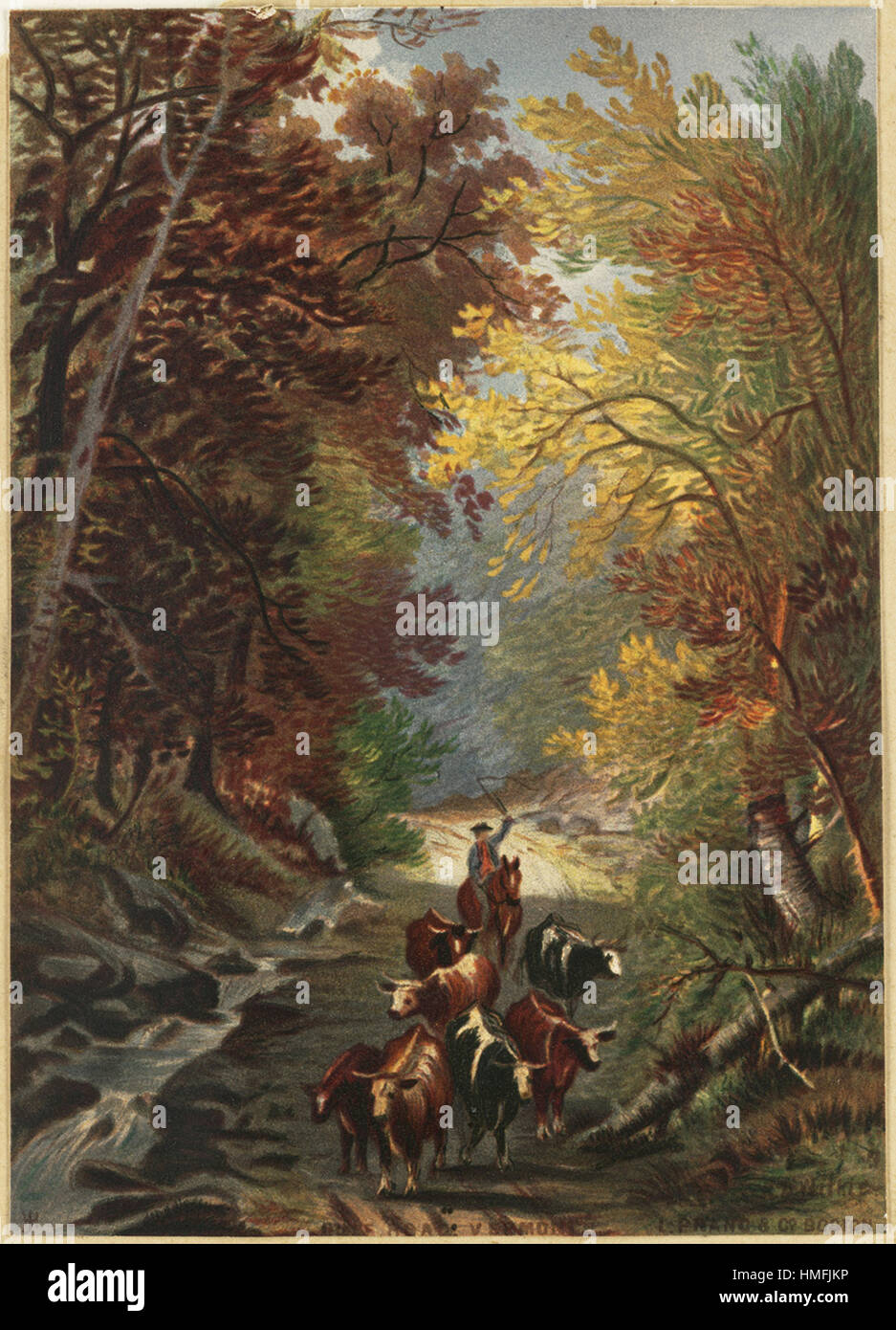 Engraving scenery hi-res stock photography and images - Alamy