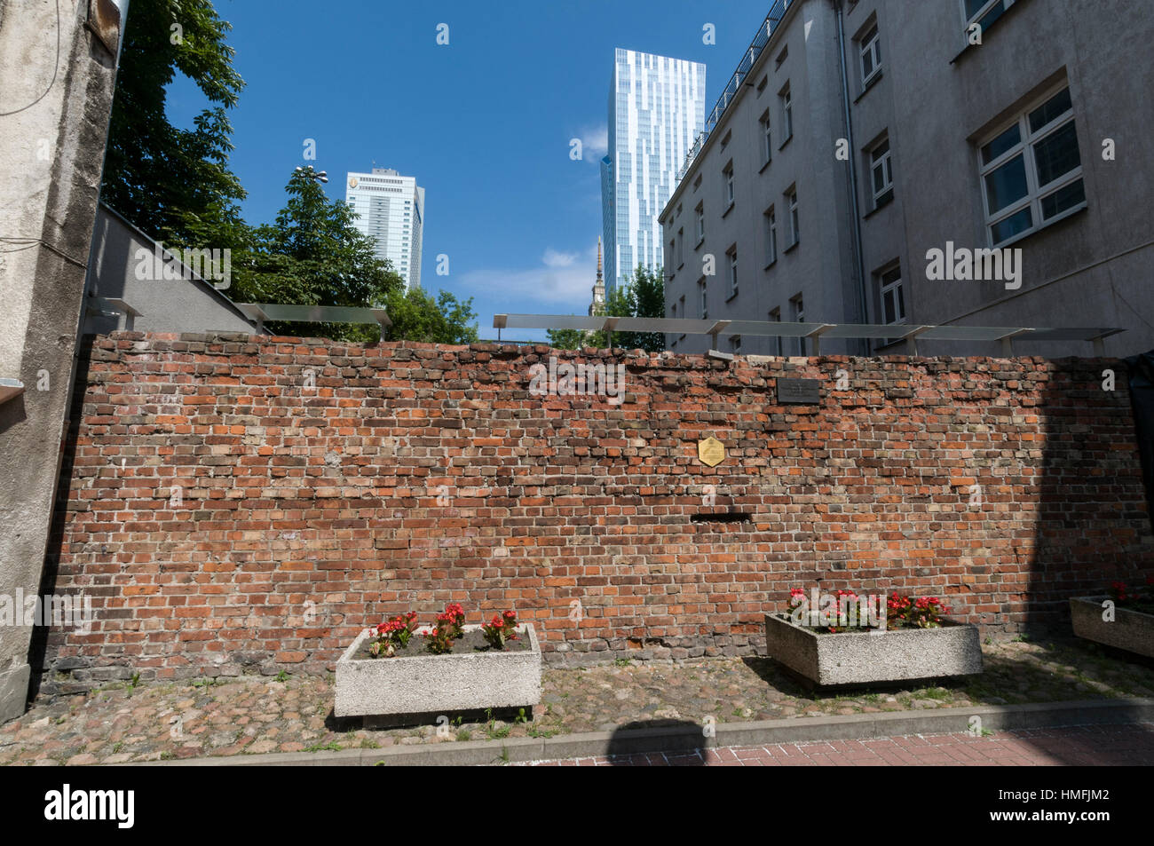 The only two surviving fragments of the infamous wall built by the ...