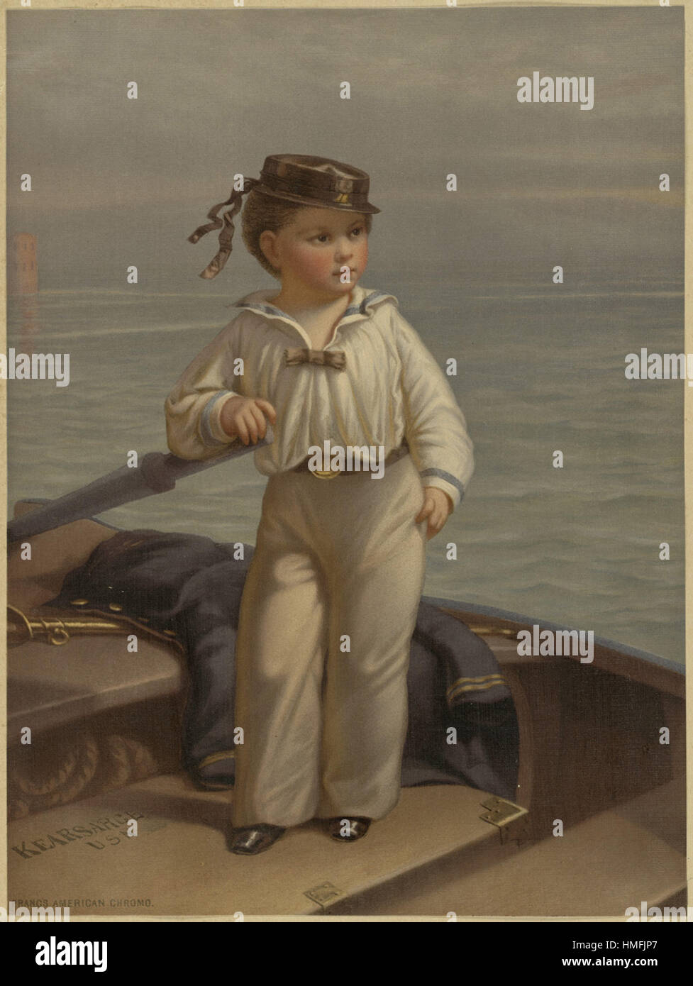 Louis Prang - Young Commodore Stock Photo - Alamy