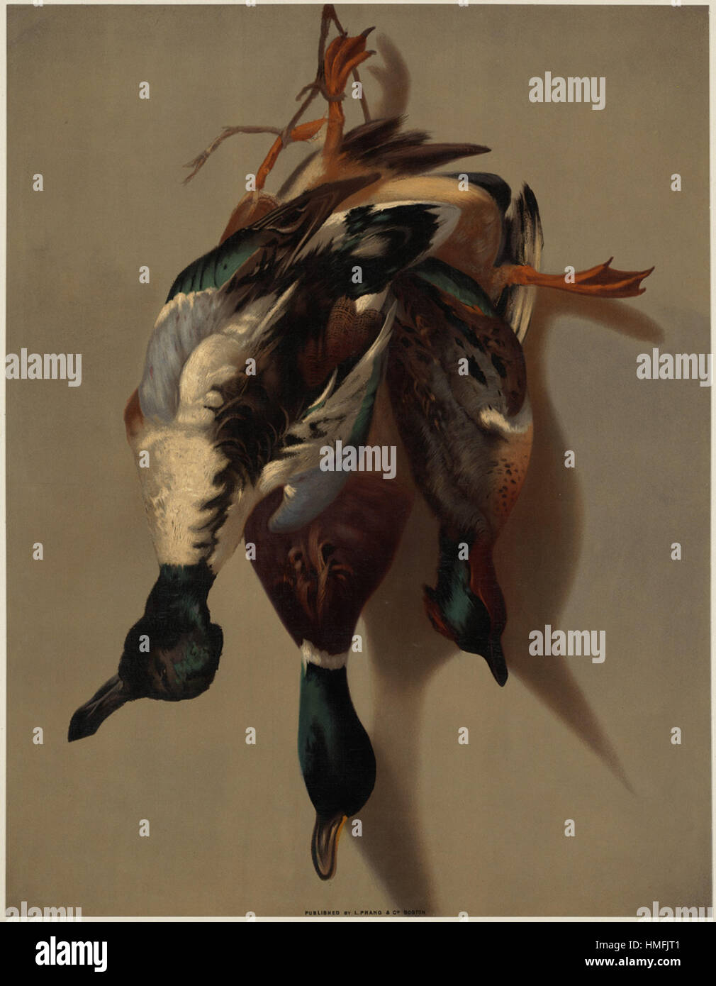 Louis Prang - Game Piece No. 2 Stock Photo - Alamy