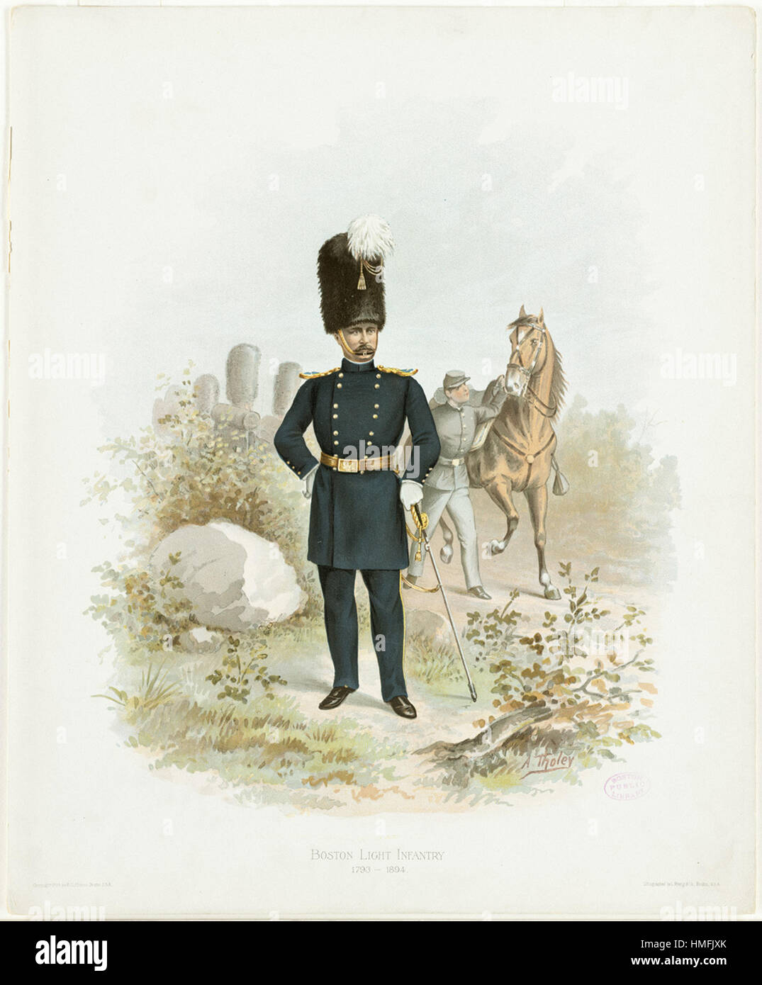 Boston light infantry hi-res stock photography and images - Alamy
