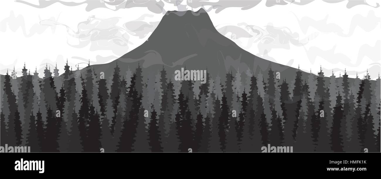 Passive volcano Stock Vector Images - Alamy
