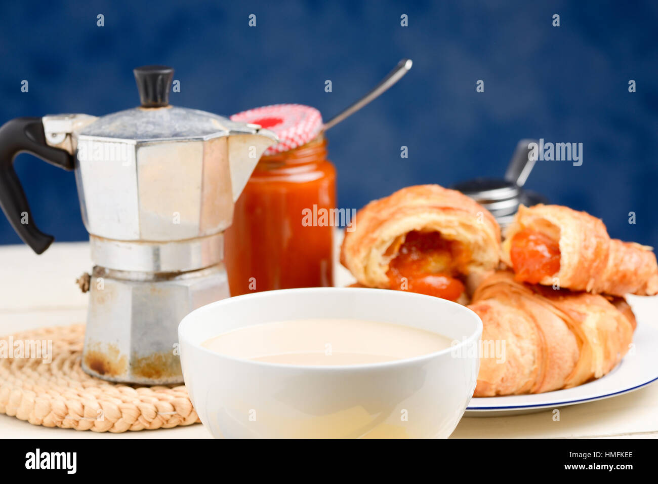 italian sweet breakfast Stock Photo - Alamy