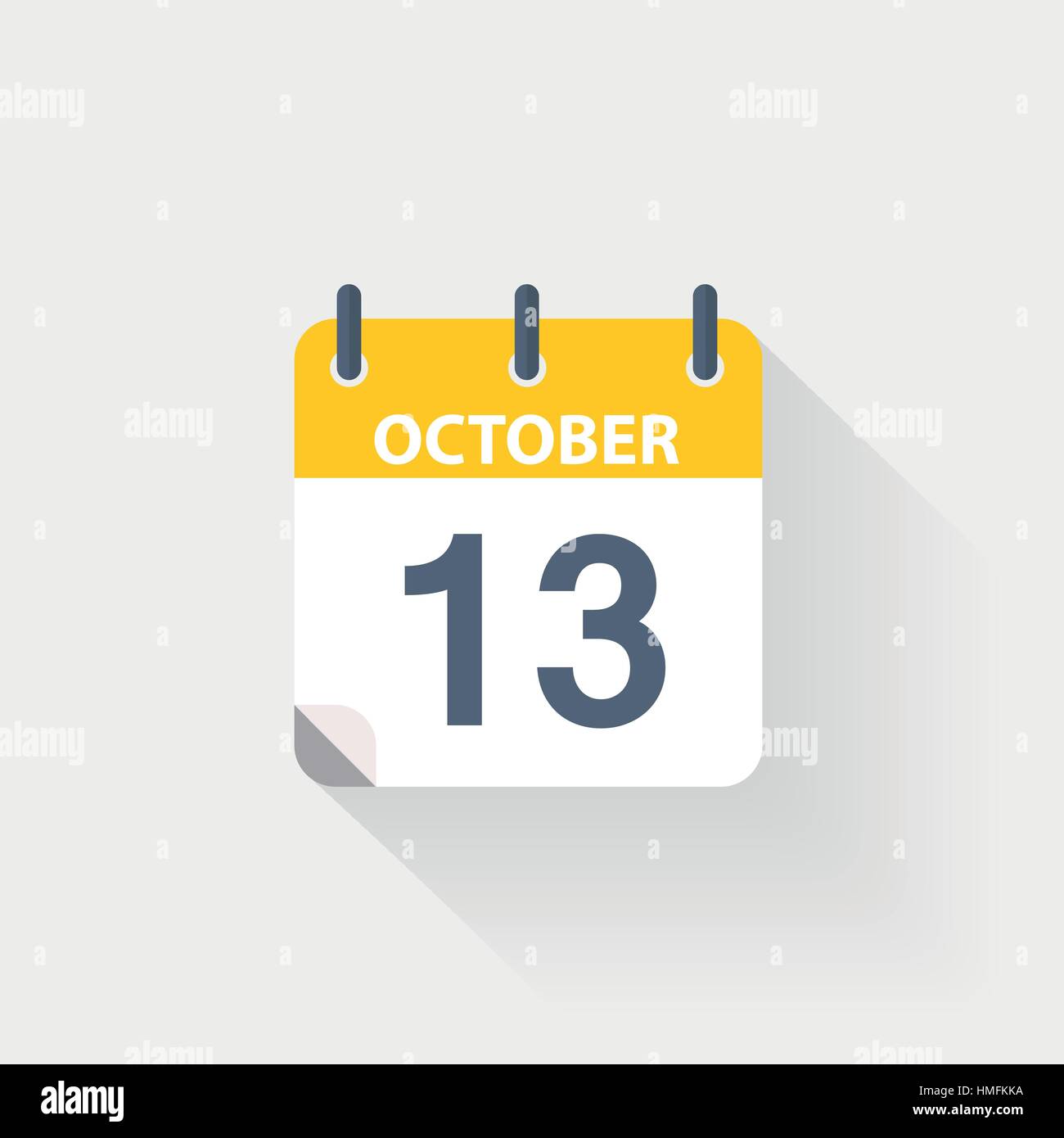 13 october Stock Vector Images - Alamy