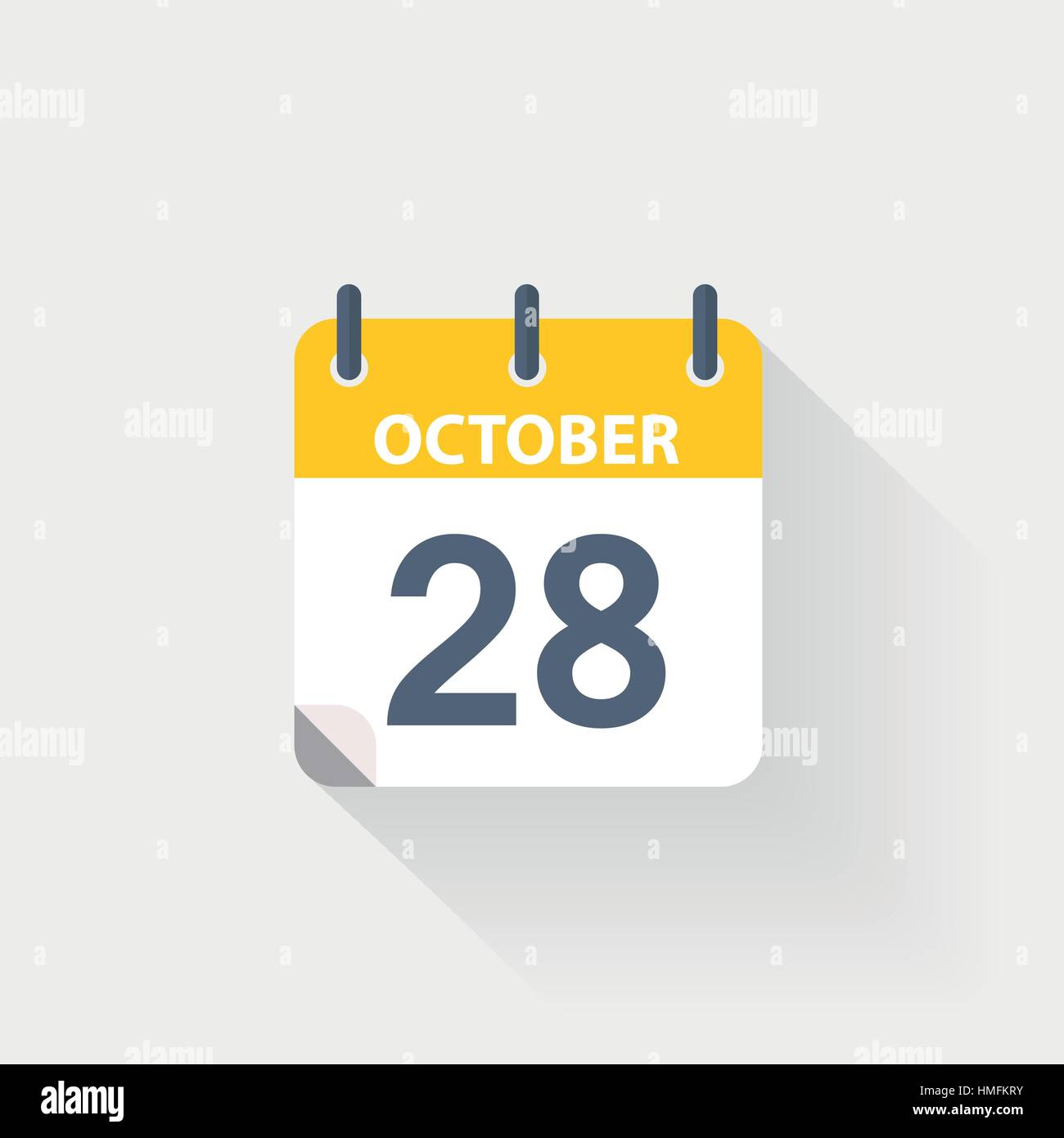 October 28 calendar time Stock Vector Images - Alamy