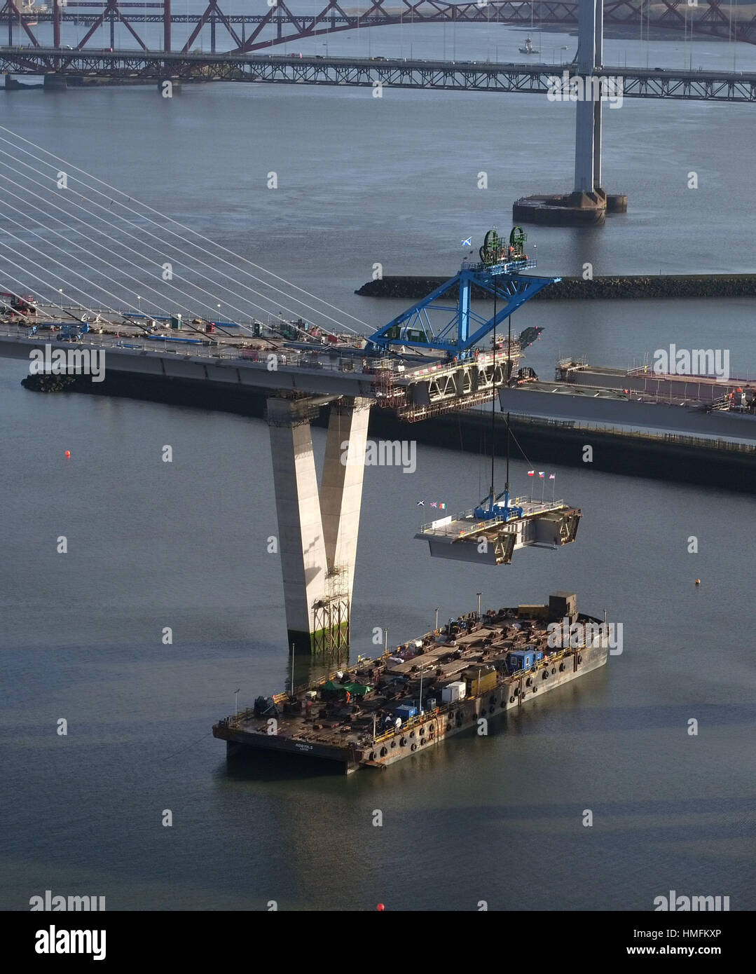 Final section new queensferry crossing hi-res stock photography and ...