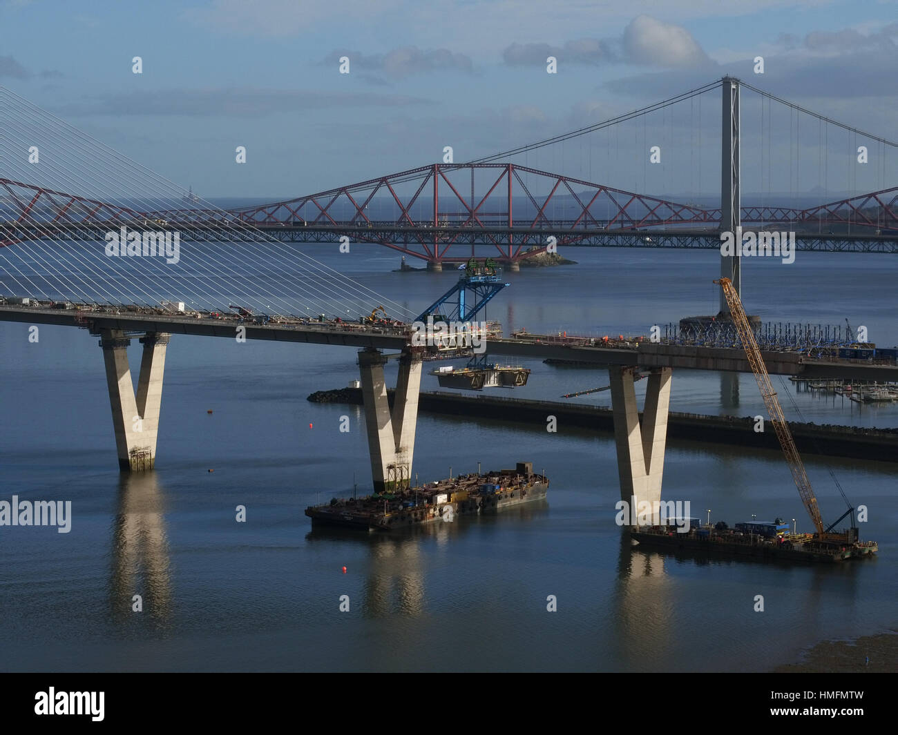 Final section new queensferry crossing hi-res stock photography and ...