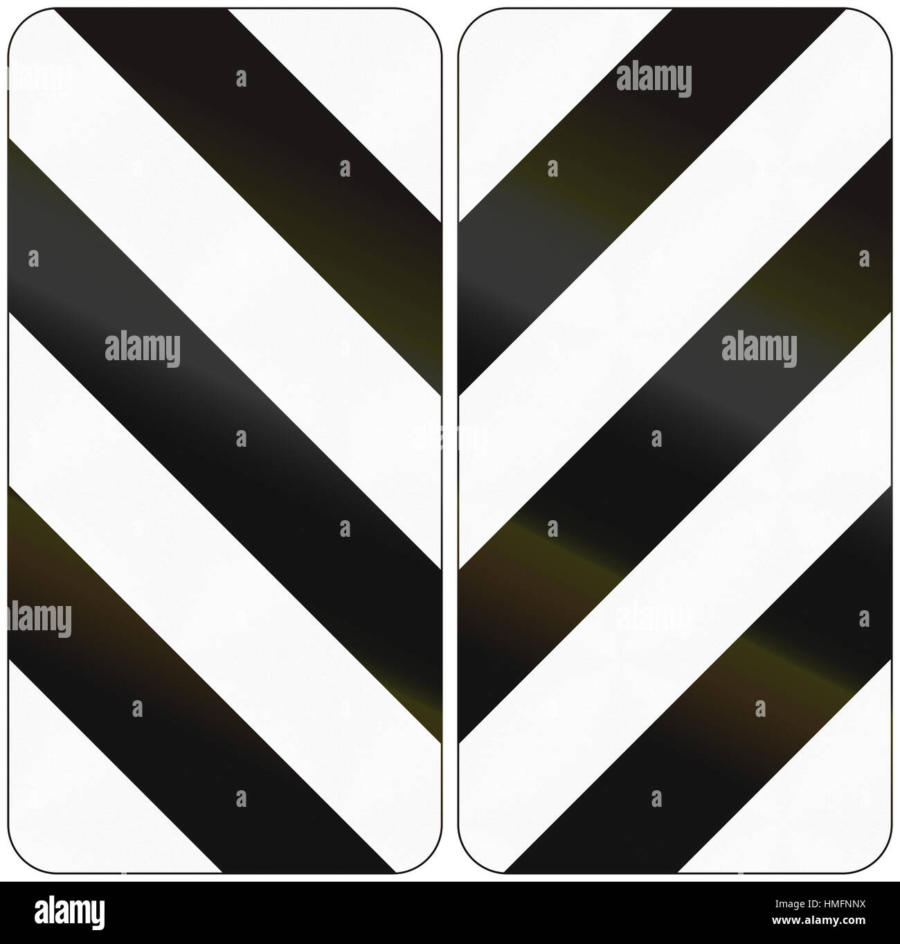 Black And White Road Signs