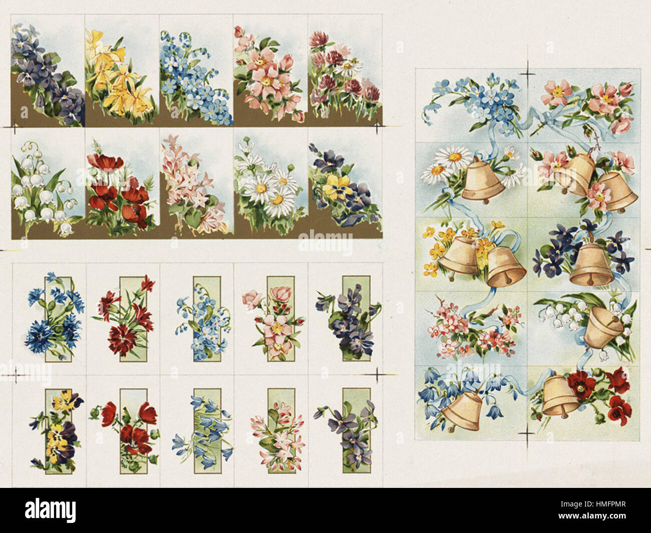 Louis Prang - Twenty Floral Prints & Six Designs with Bellis Stock ...