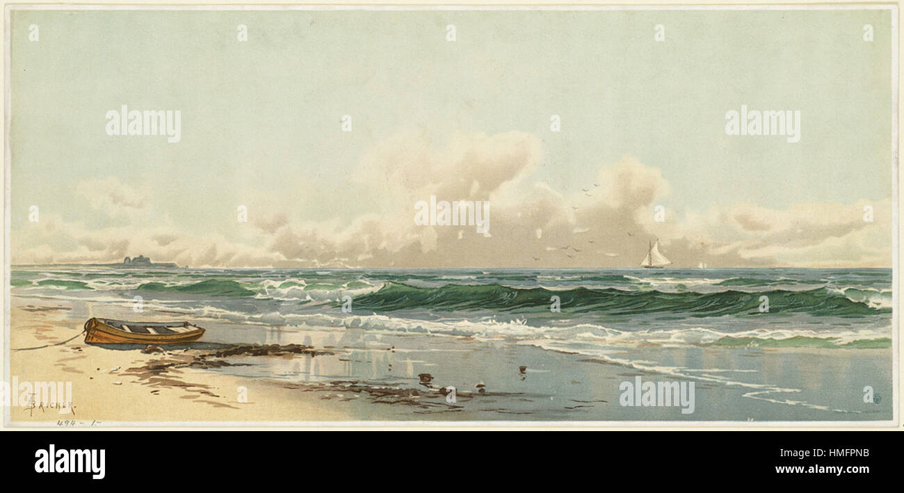 Louis Prang - Seascape Stock Photo - Alamy