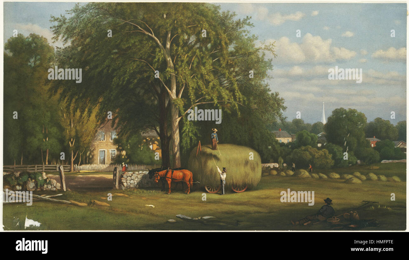 Louis Prang - Near Stockbridge Stock Photo - Alamy