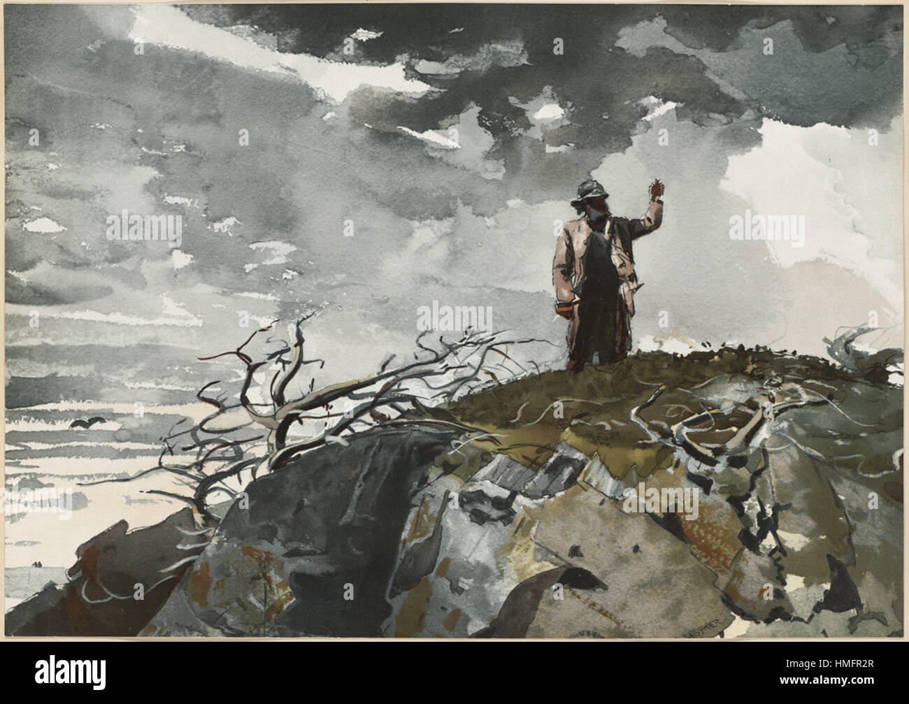 Louis Prang - The Eastern Shore Stock Photo - Alamy