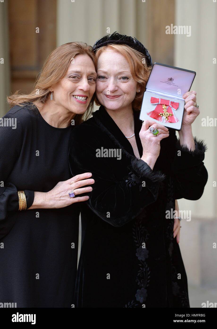 Writer, playwright and actor Stella Duffy, with partner Shelley Silas ...