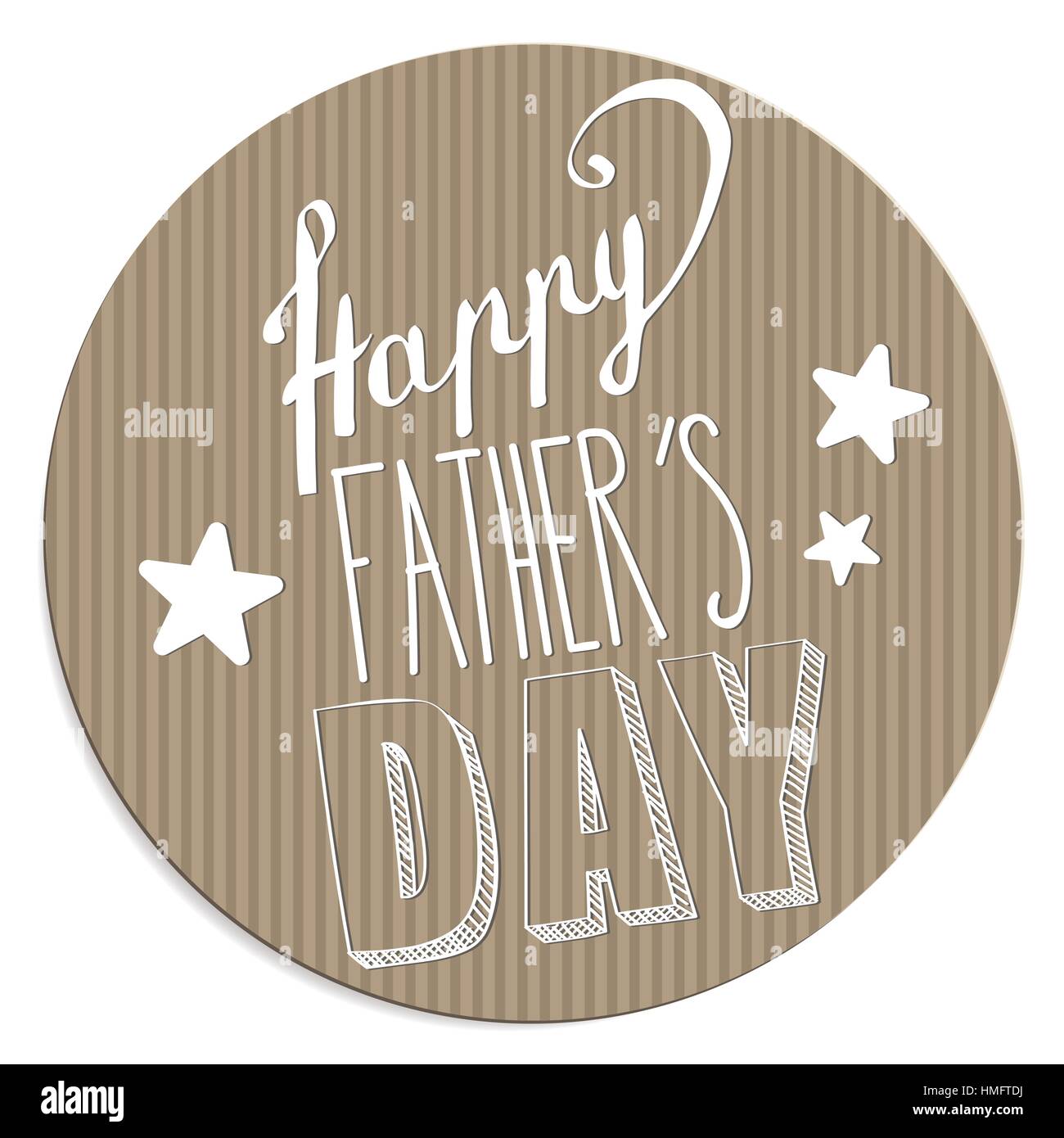 Happy Father's day card full vector elements Stock Vector Image & Art ...