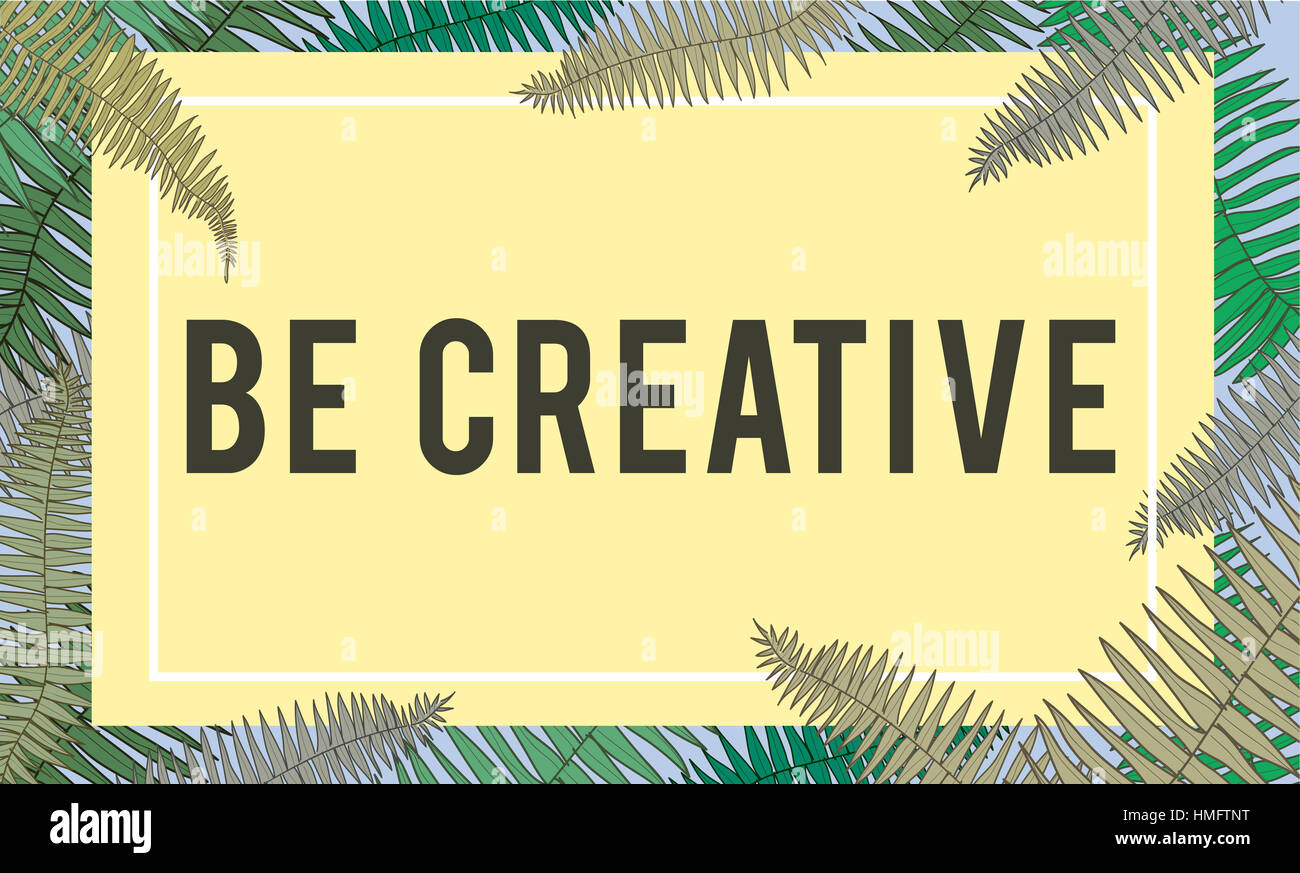 Fresh Ideas Design Be Creative Inspiration Concept Stock Photo - Alamy