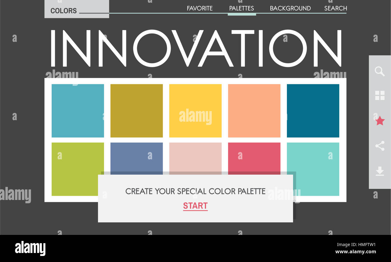 Colour palette chart hi-res stock photography and images - Alamy