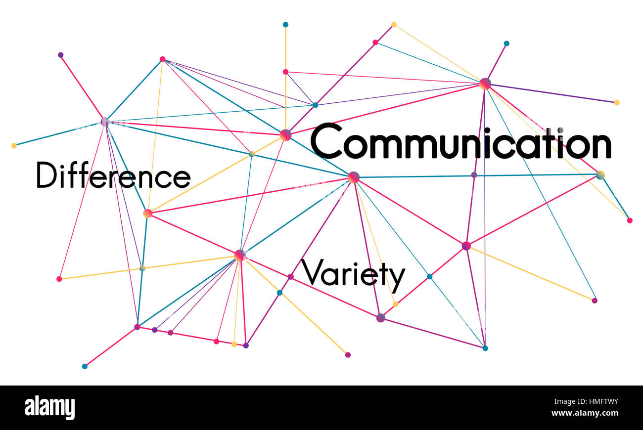 Interconnected web Cut Out Stock Images & Pictures - Alamy