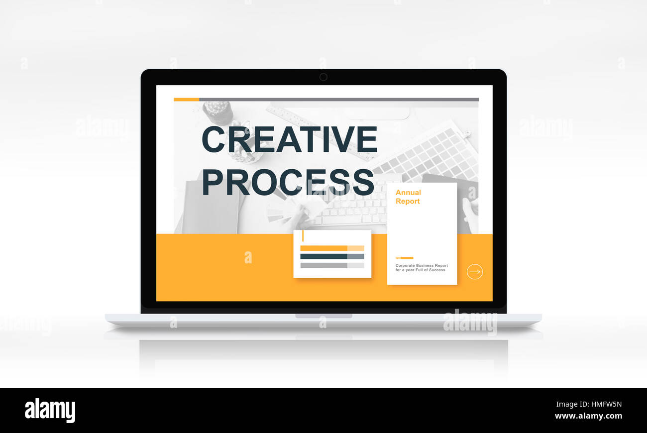 Creative Thinking Process Design Graphic Concept Stock Photo - Alamy